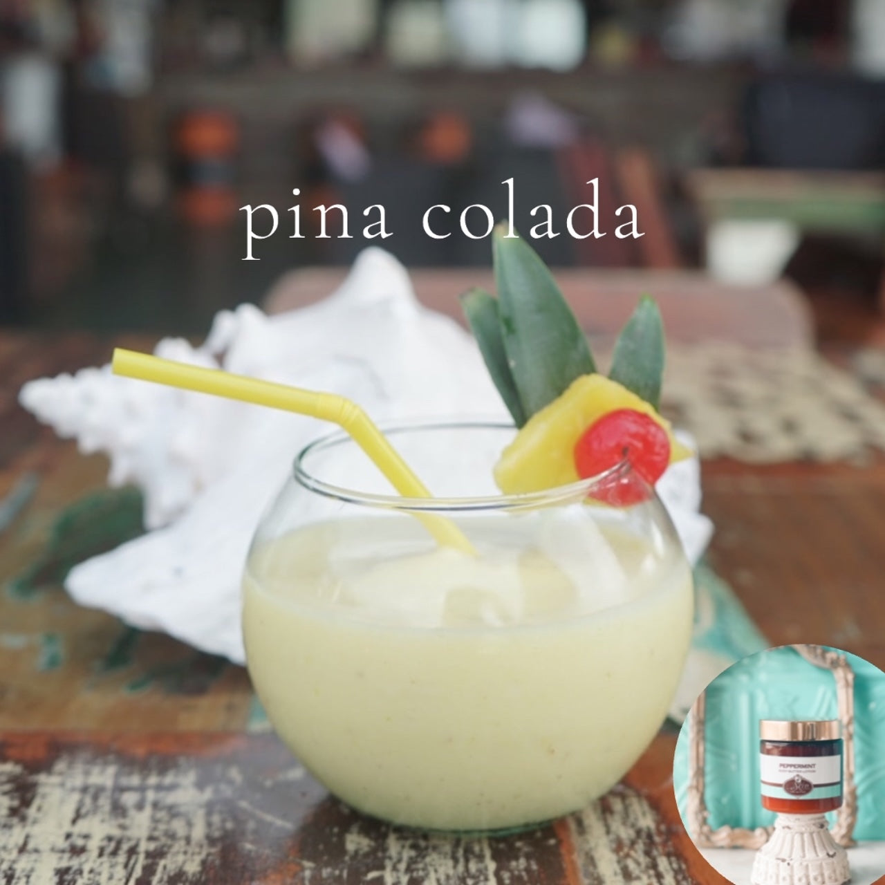 PINA COLADA scented thick luxurious Body Butter in 2 oz to 16 oz jars ...